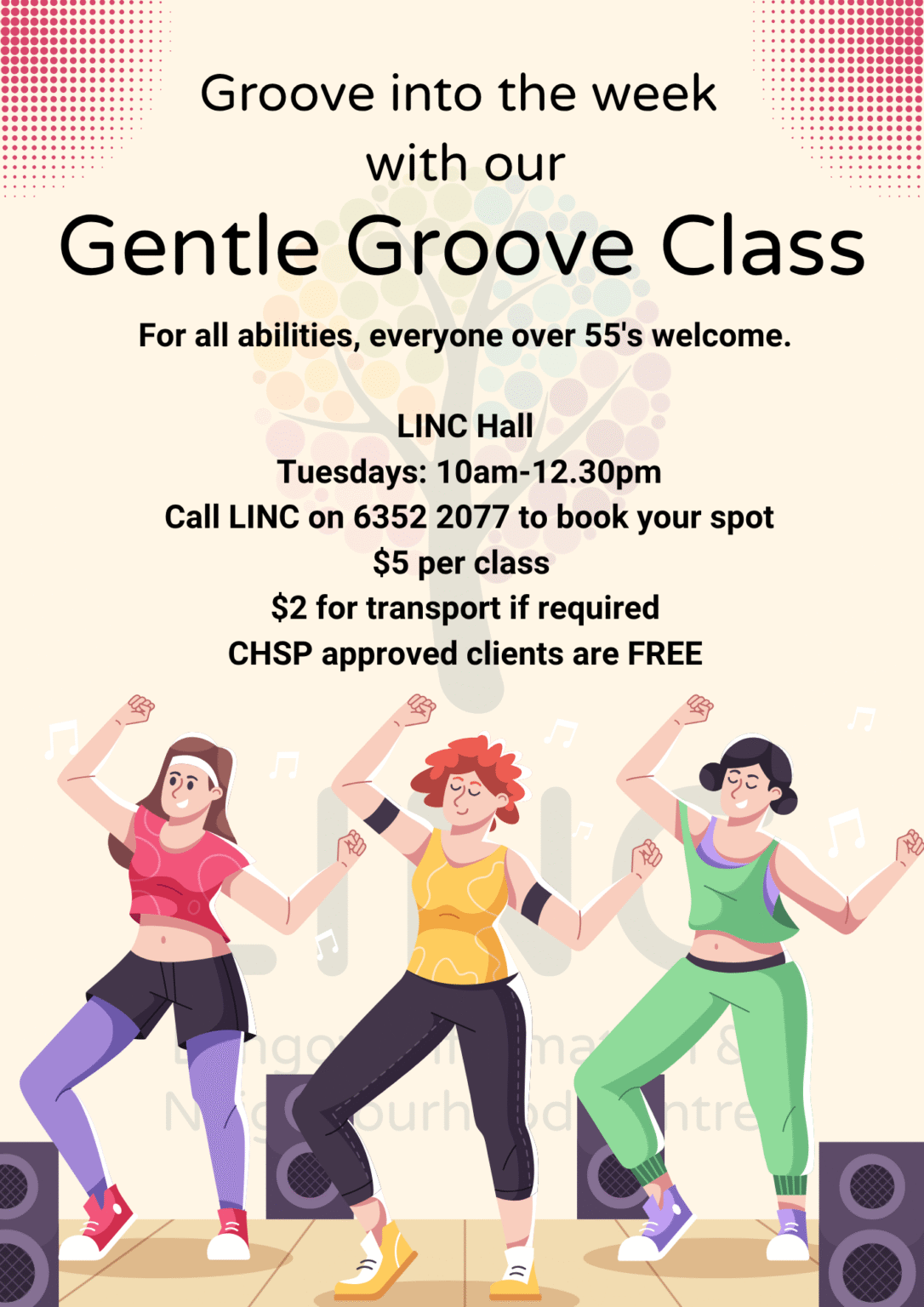 Gentle Groove: Seniors Exercise Class | LINC